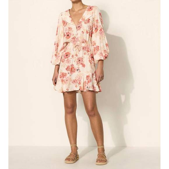 Kivari | Dresses | New Kivari Florence Mini Dress In Floral Print ...